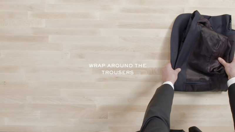 HOW TO FOLD A SUIT IN A CARRY ON THE RIGHT WAY | Luggage